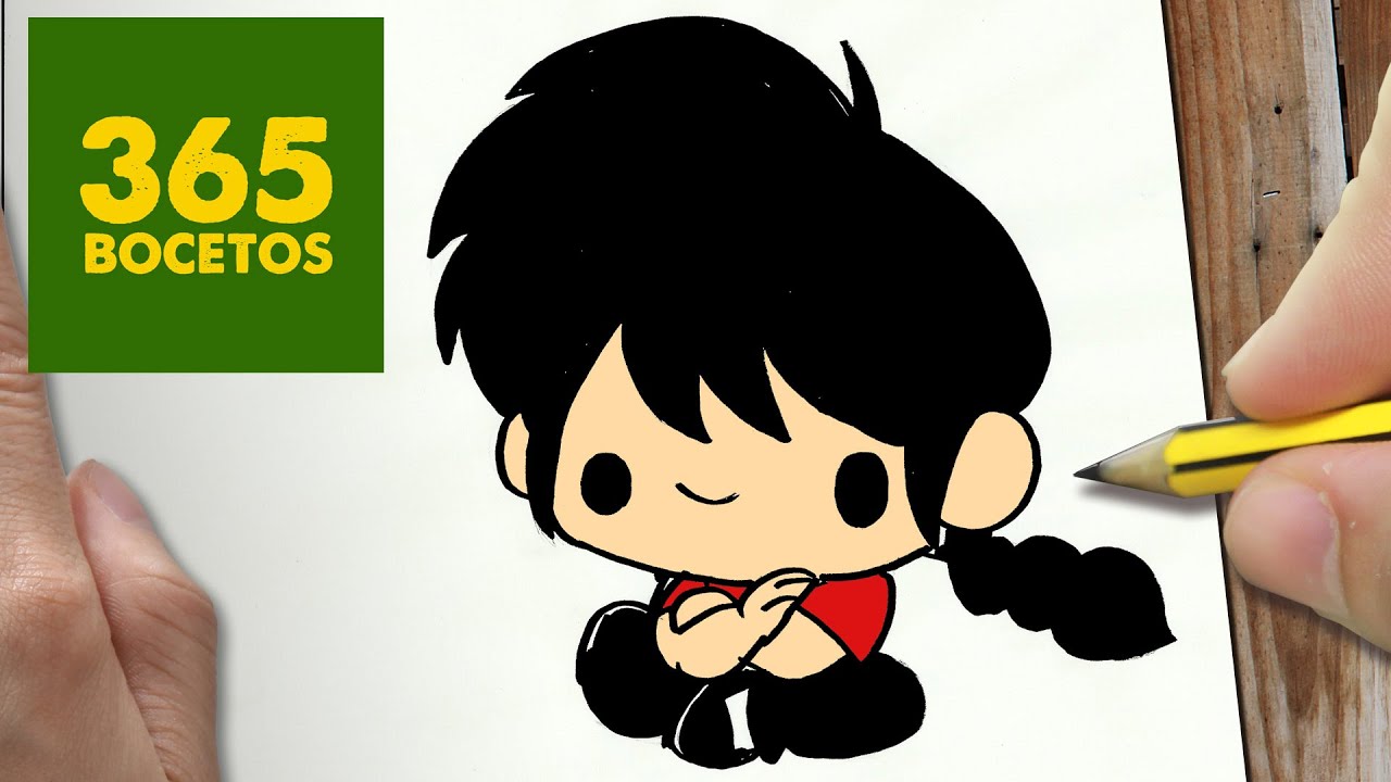 Como Dibujar Ranma Kawaii Paso A Paso Dibujos Kawaii Faciles How To