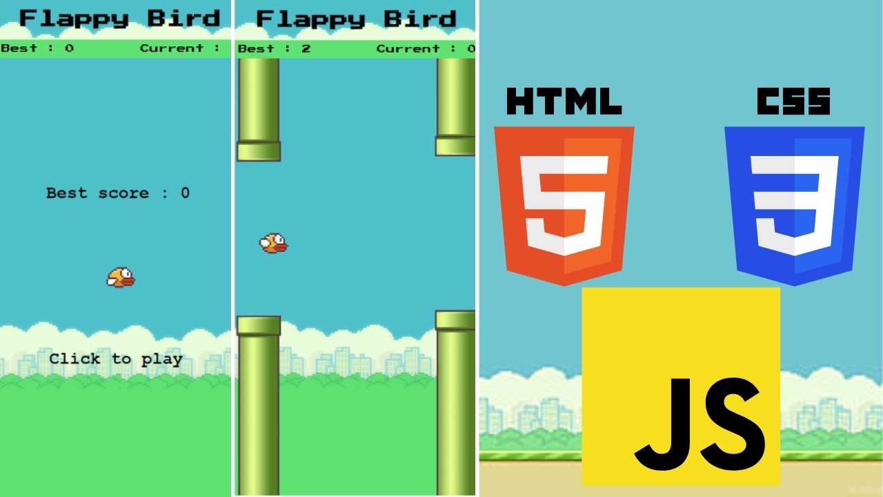 Creating Flappy Bird Game Using Html Css And Javascript Javascript