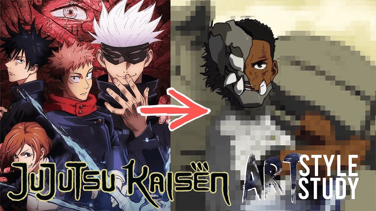 How To Draw In The Jujutsu Kaisen Art Style Art Style Studies