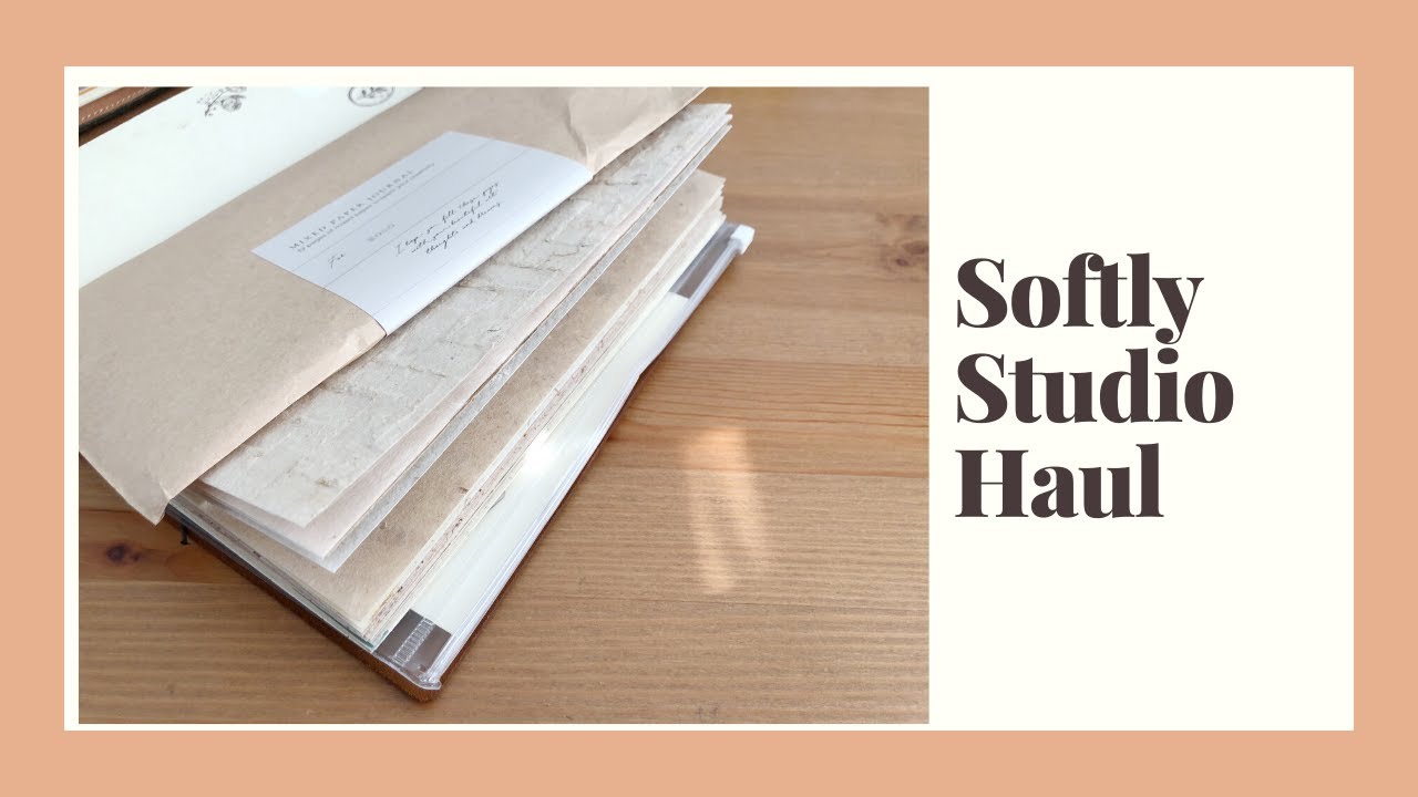 Softly Studio Handmade Soft Journal Haul Youtube