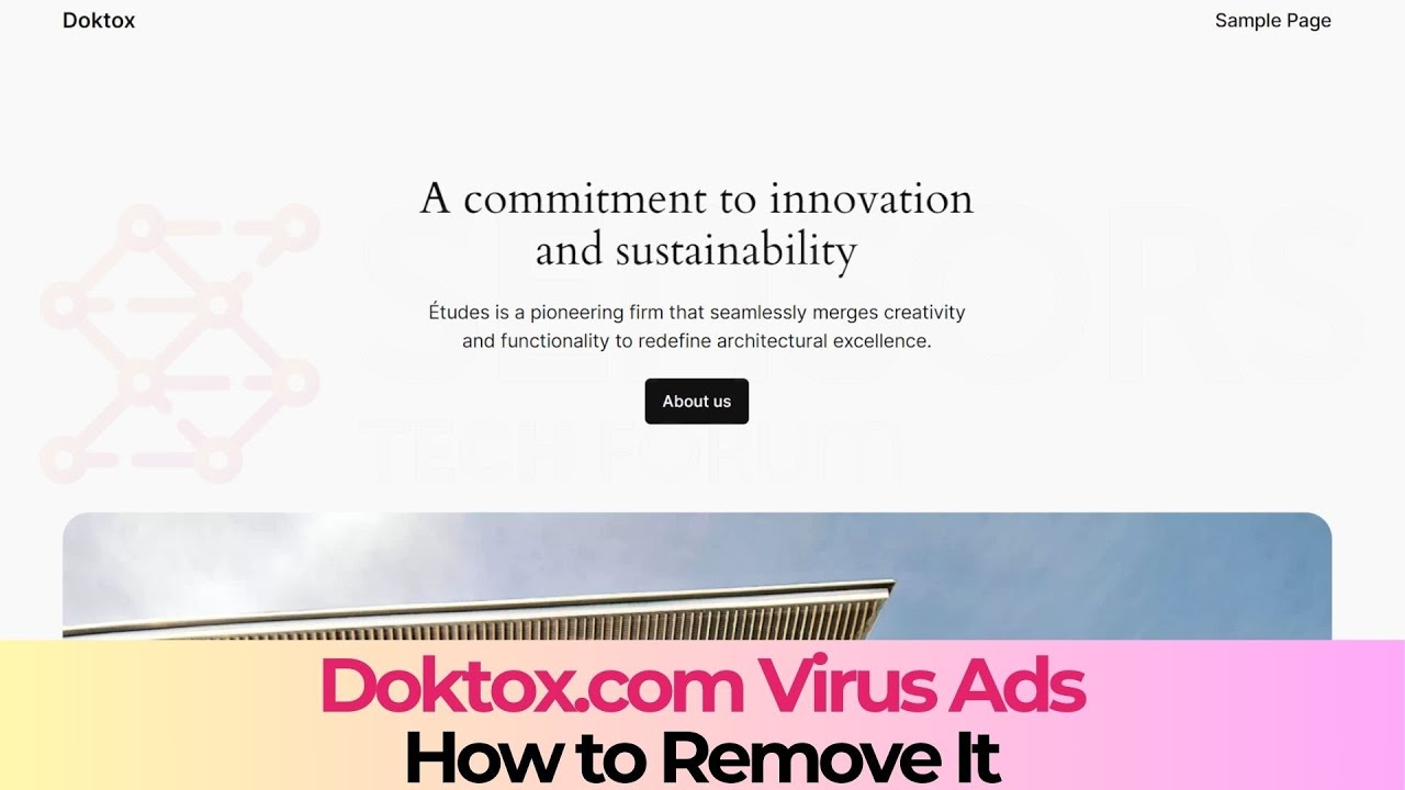 Doktox Redirects Virus Removal Guide Working Youtube