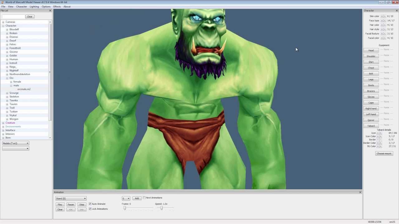 Wow Model Viewer Tutorial 01 The Basics Youtube