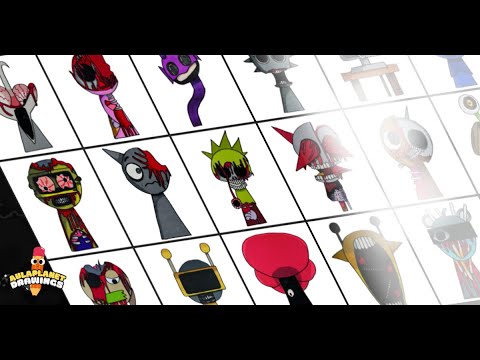 How To Draw All Sprunkis Phase 3 Incredibox Sprunki Easy Drawing