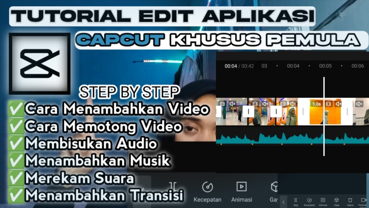 Cara Edit Video Di Capcut Untuk Pemula Capcut Tutorial 1 Youtube