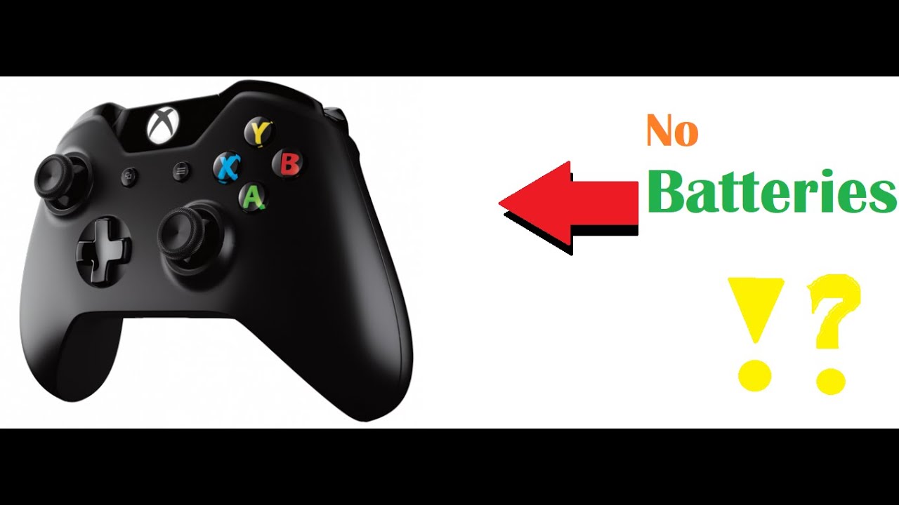 How To Charge Your Xbox One Controller With No Batteries Youtube