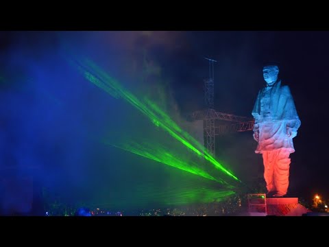 Statue Of Unity Laser Light Show Watch Complete Till End The Best
