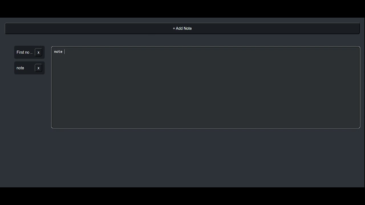 Note App With Reactjs Youtube