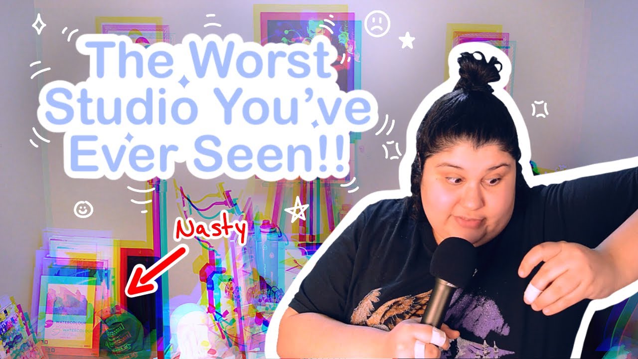 ôÿç åa Realistic Small Art Studio Tour I Didn T Clean Before And It Was