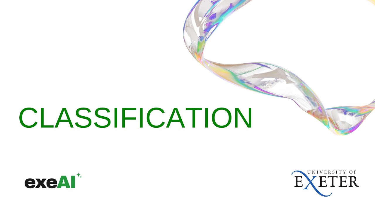 Learning Machine Learning Classification Youtube