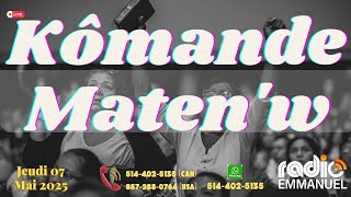 Komande Matenw Pierre Binse Roche Radio Emmanuel Radio Emmanuel Mp3