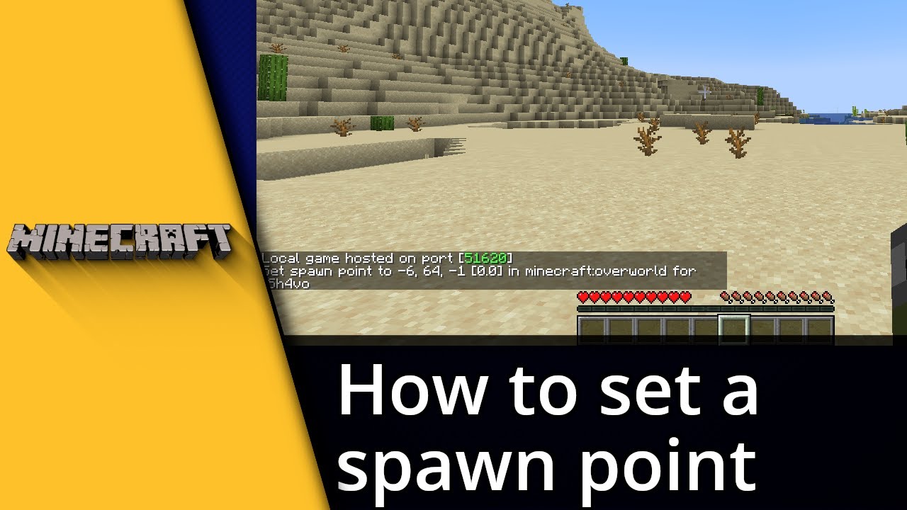 How To Set Spawn Point In Minecraft Java Bedrock Tutorial Youtube