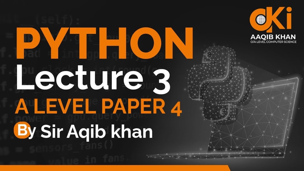 Python Lecture 3 For And While Loop A Level Computer Science