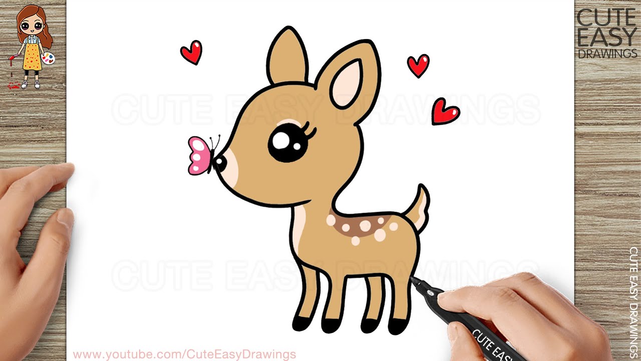 How To Draw Deer Cute