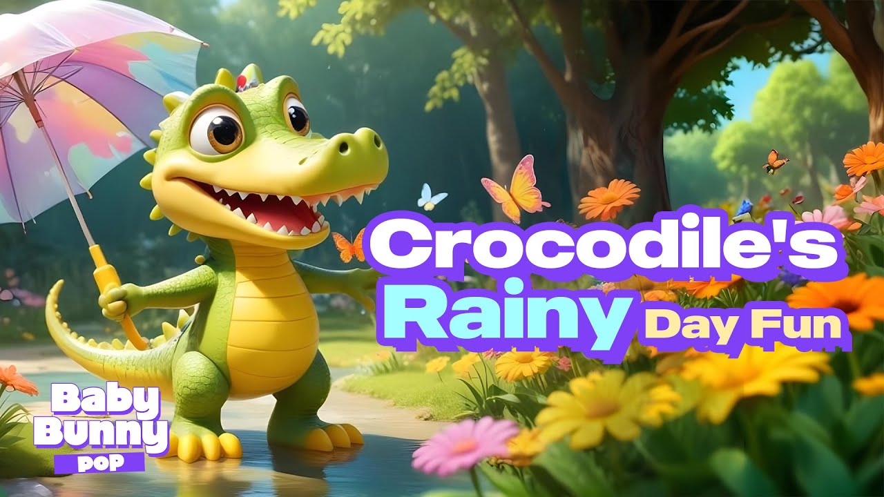 Crocodile S Rainy Day Fun рџњ пёџ Animals Songs Baby Bunny Pop Youtube