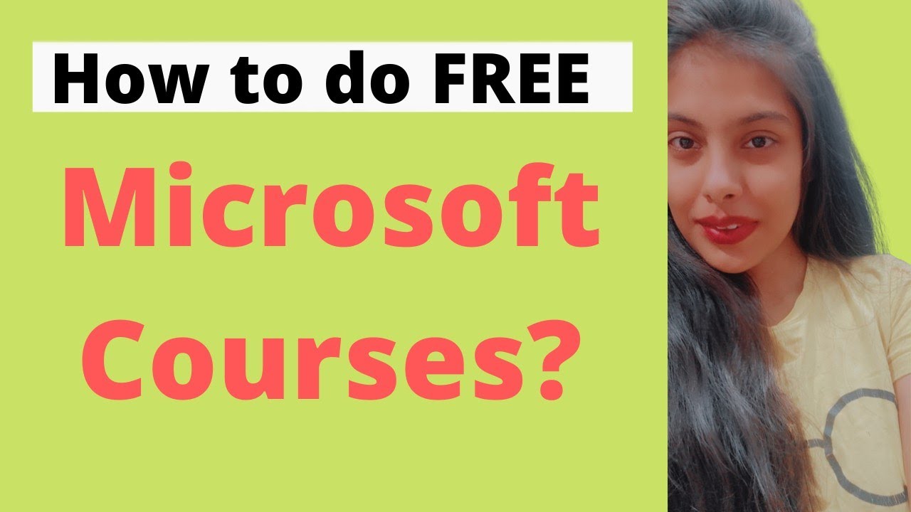 Free Microsoft Courses Youtube