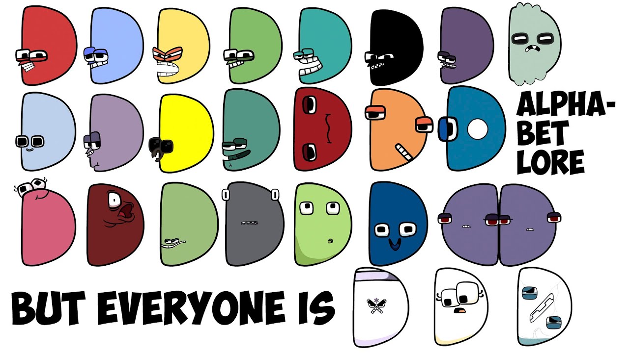 Alphabet Lore But Everyone Is D Full Version Youtube