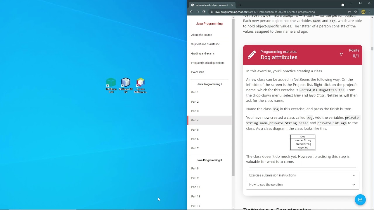 16 Java Helsinki Uni Mooc Programming 1 Part 4 Introduction To Oop