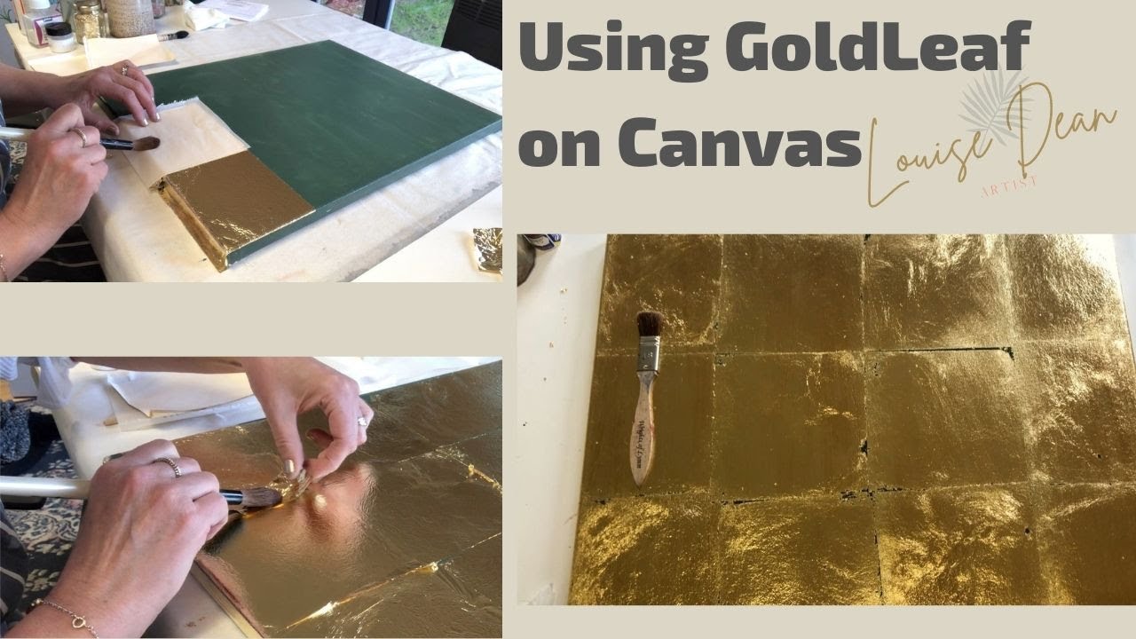 How To Use Gold Leaf Full Tutorial Youtube