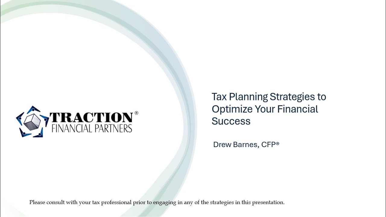 Tax Planning Strategies To Optimize Your Financial Success Youtube