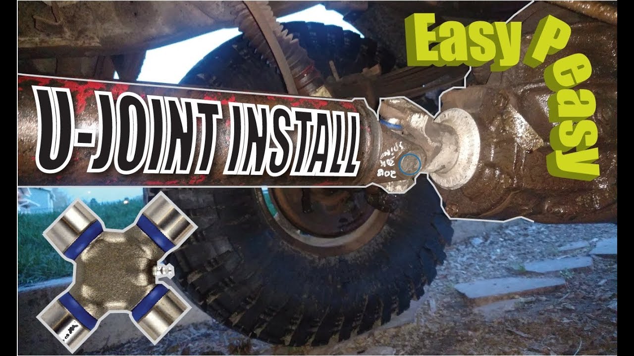 How To Replace U Joints With No Special Tools Youtube