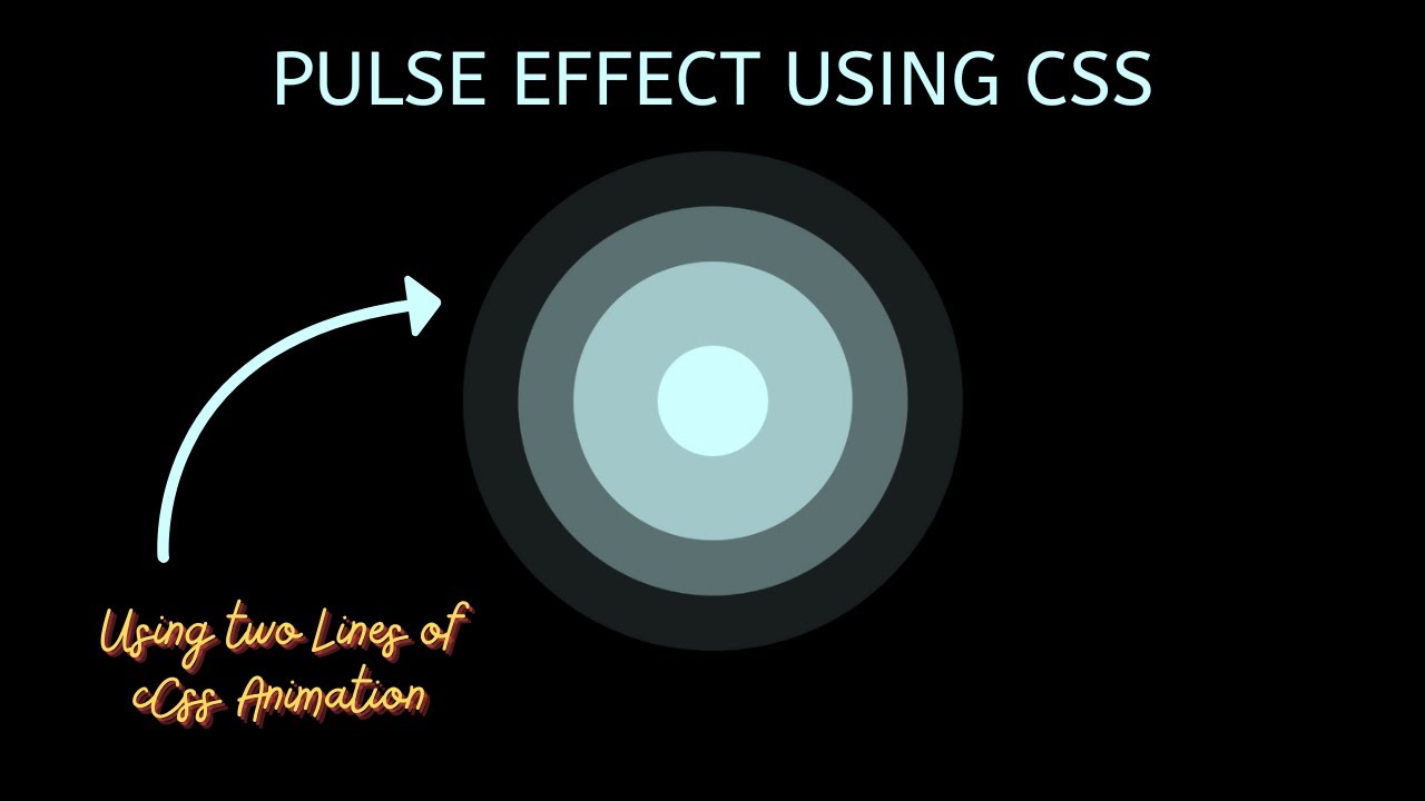 Pulse Effect Css Pulse Animation Using Css Only Youtube