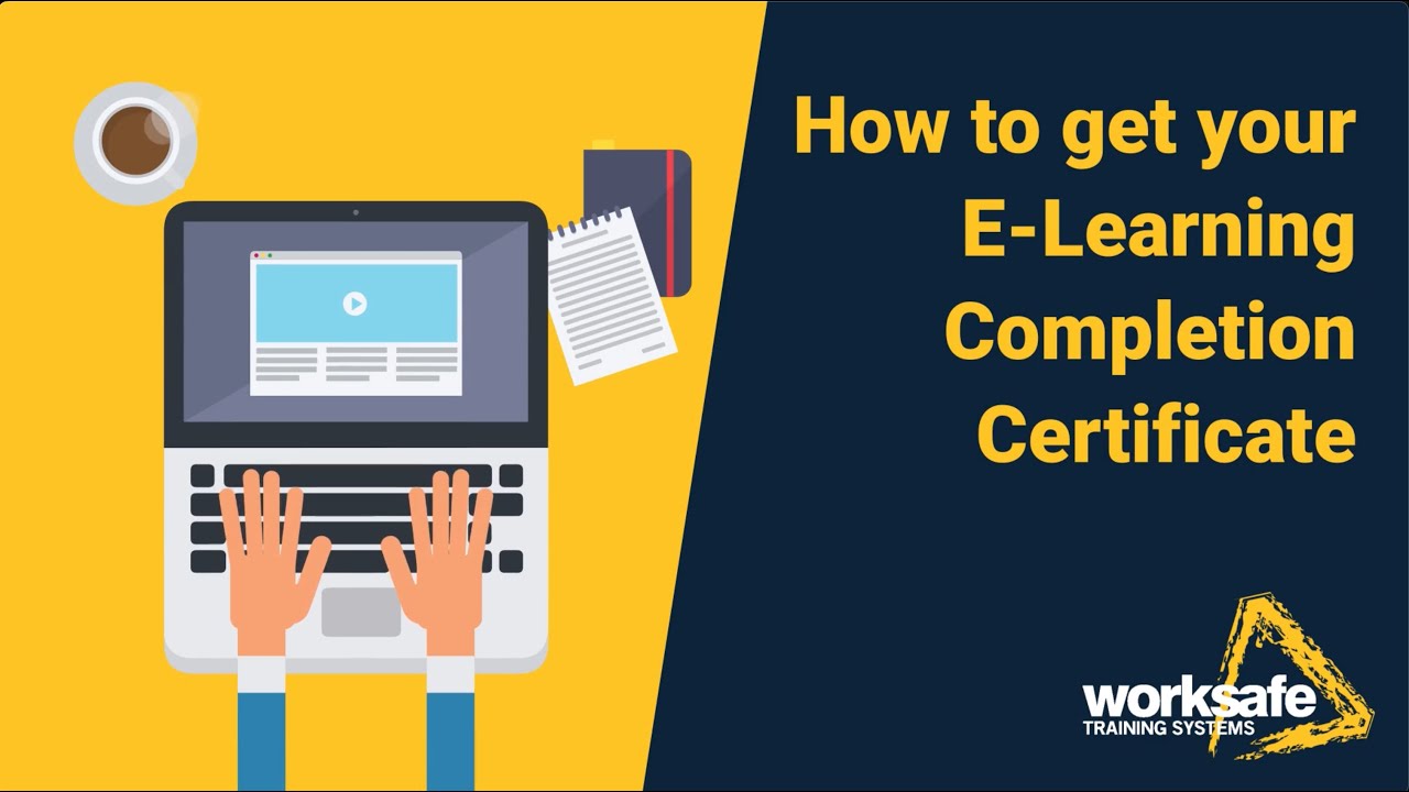 Getting Your E Learning Completion Certificate Youtube