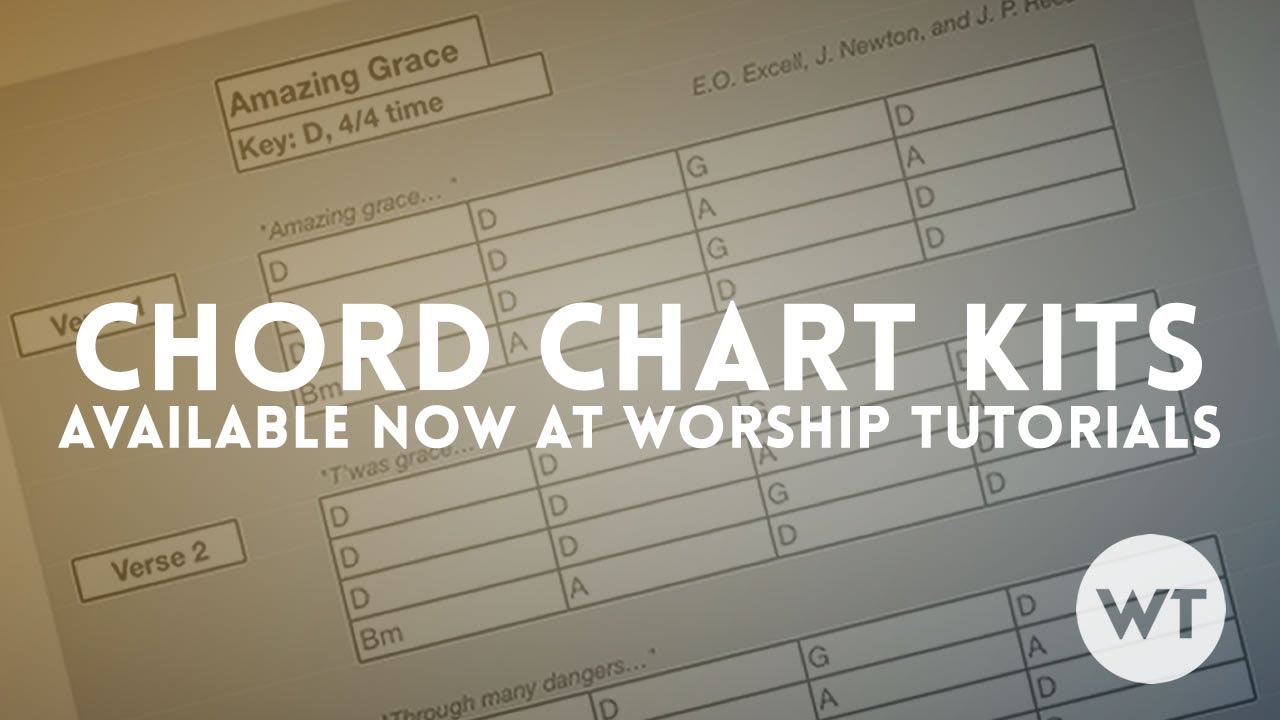 Chord Chart Kits Available At Worship Tutorials Youtube