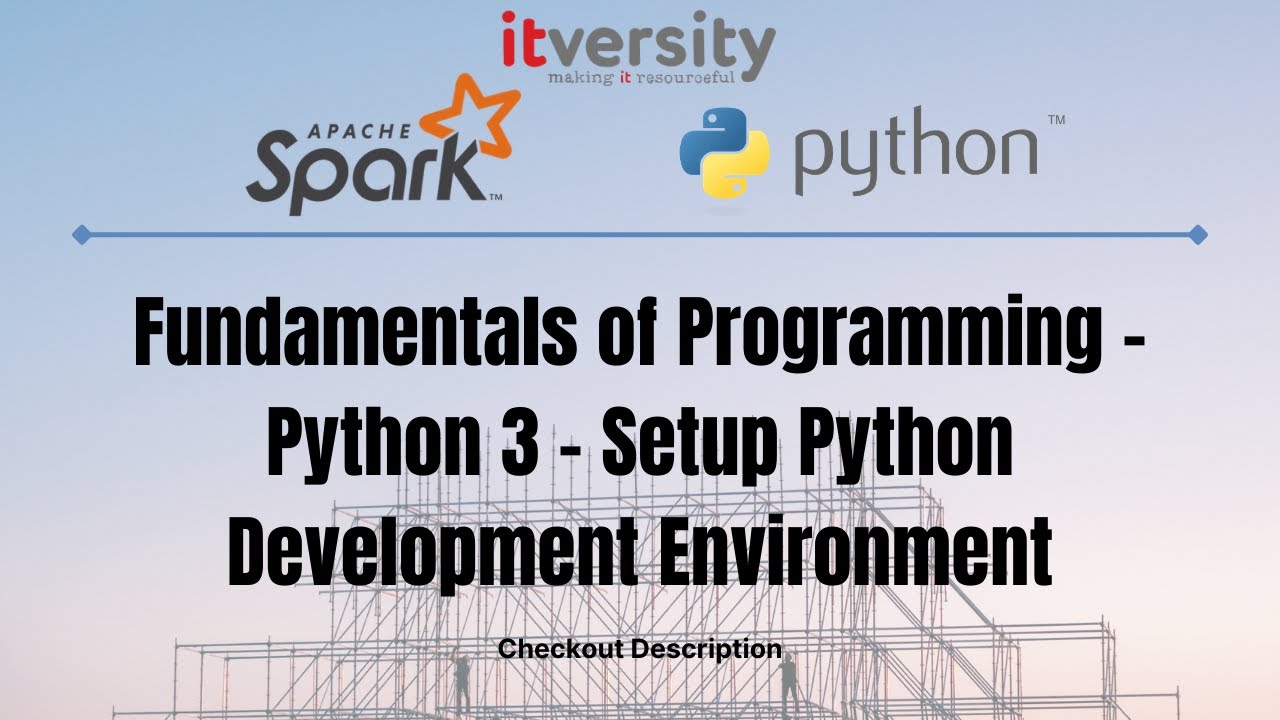 Fundamentals Of Programming Python 3 Setup Python Development