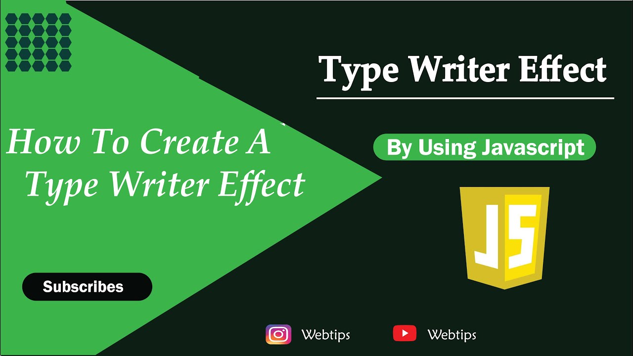 How To Create A Typewriter Typing Effect Javascript Youtube