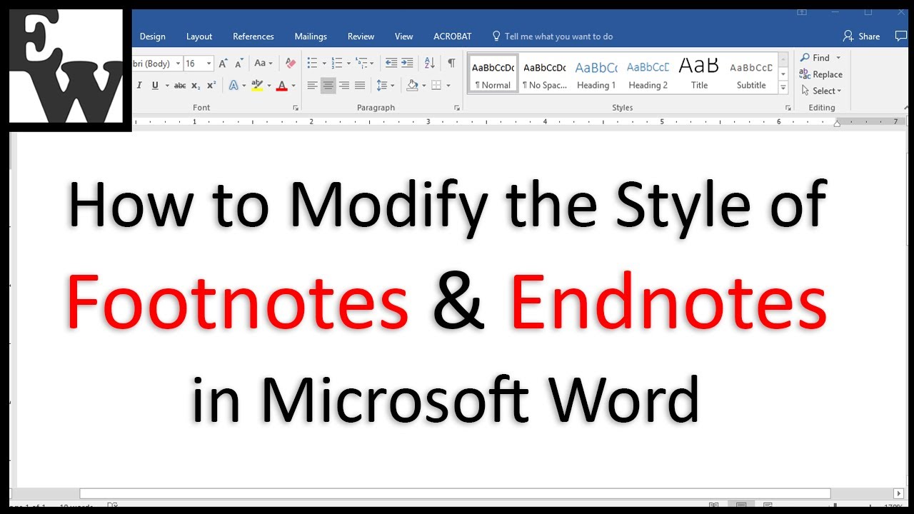 Convert Footnote To Endnote Word 2013 Kwlasopa