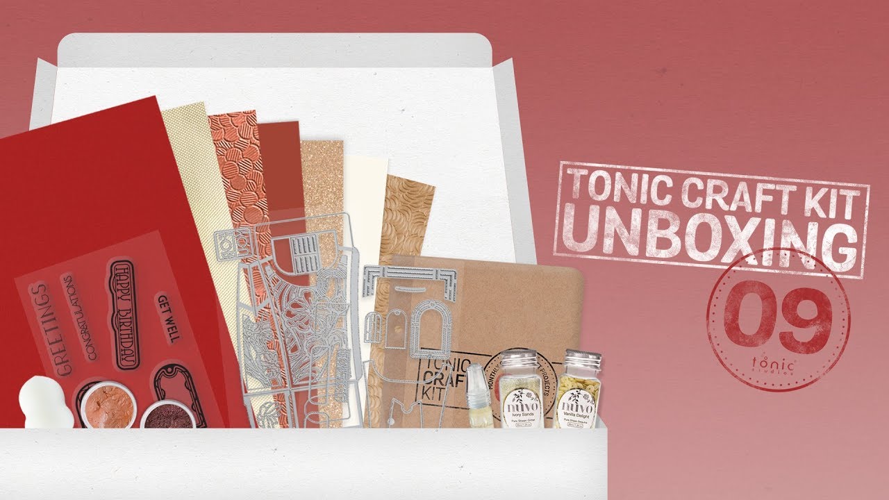 Tonic Unboxing Tonic Craft Kit 09 Deco Gift Bag Kit Youtube