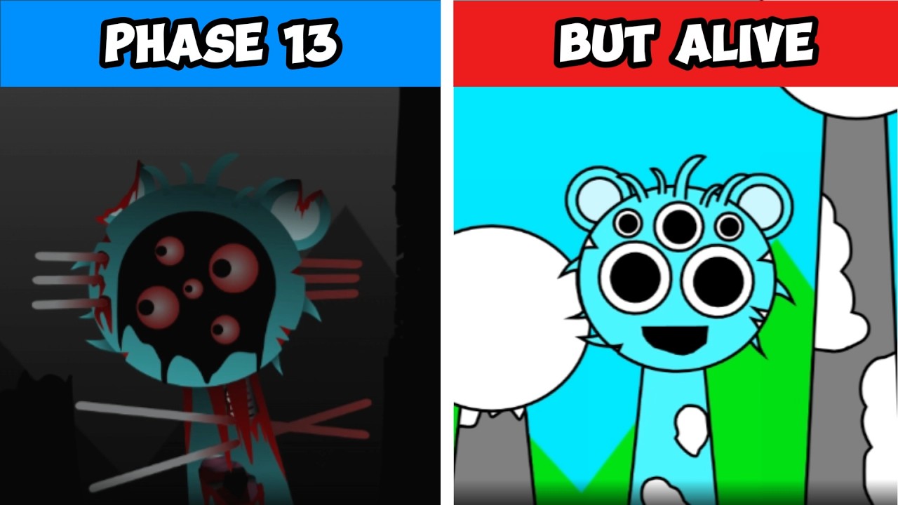 Incredibox Sprunki Phase 13 Bit Changes Vs Phase 13 But New Alive
