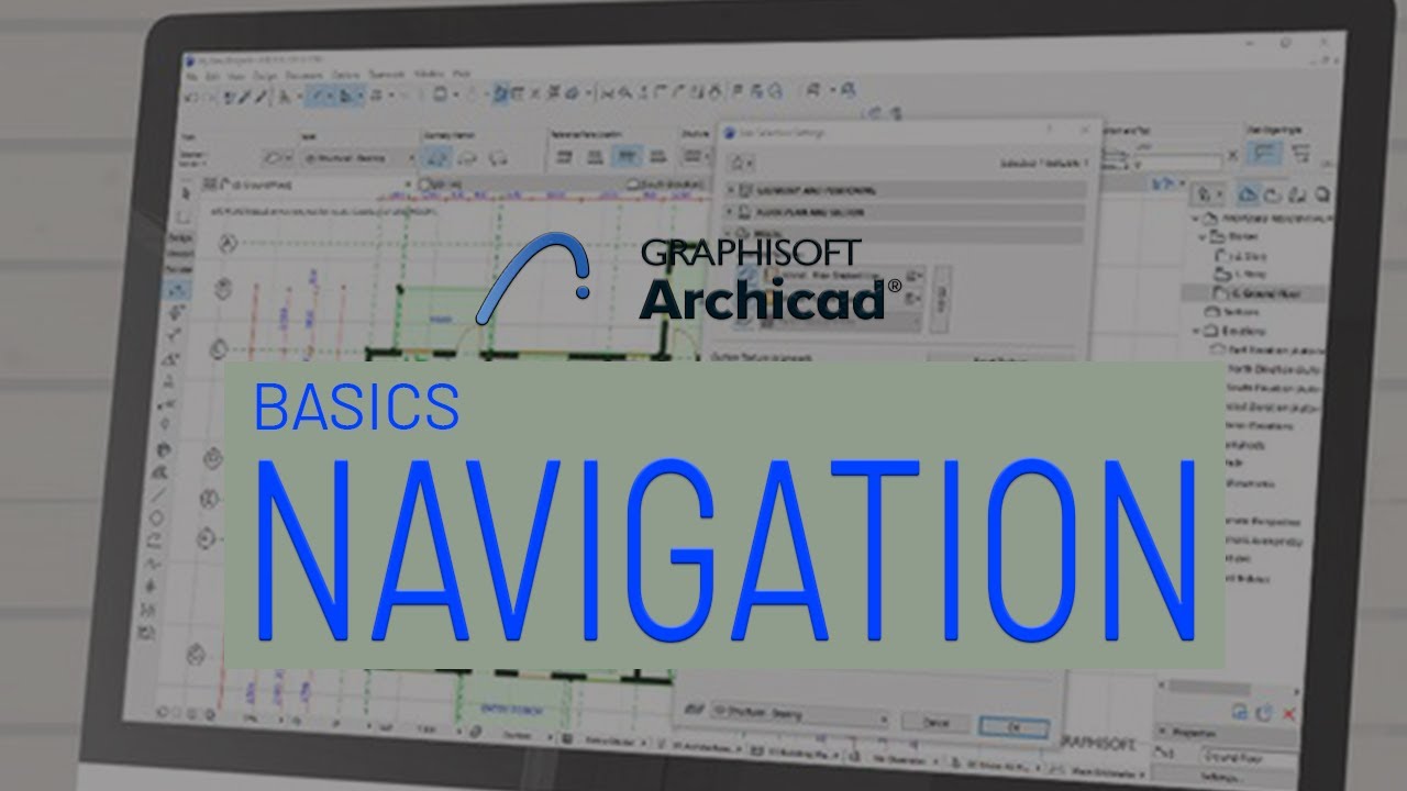 Navigation Basics Archicad 24 Essentials Udemy Course Youtube