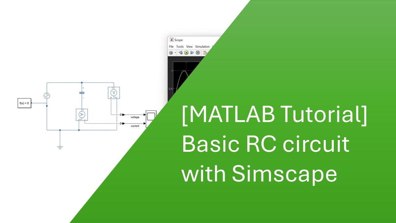 Matlab Tutorial Basic Rc Circuit With Simscape Youtube
