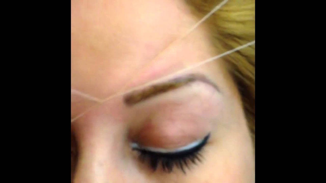 Diy Eyebrow Threading Youtube