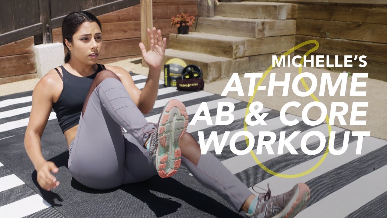 Michelle Khare S Home Ab Workout No Gym Required Youtube
