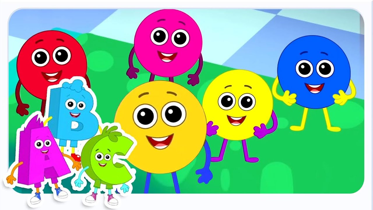 Five Little Circles Nursery Rhymes Baby Songs Mr Alphabet Youtube