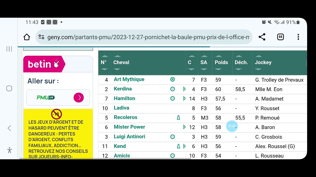 Pronostic Quinte A R4c8 Psf Youtube