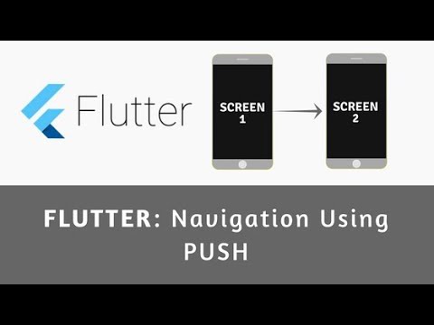 Flutter Navigation Using Push Demo Youtube