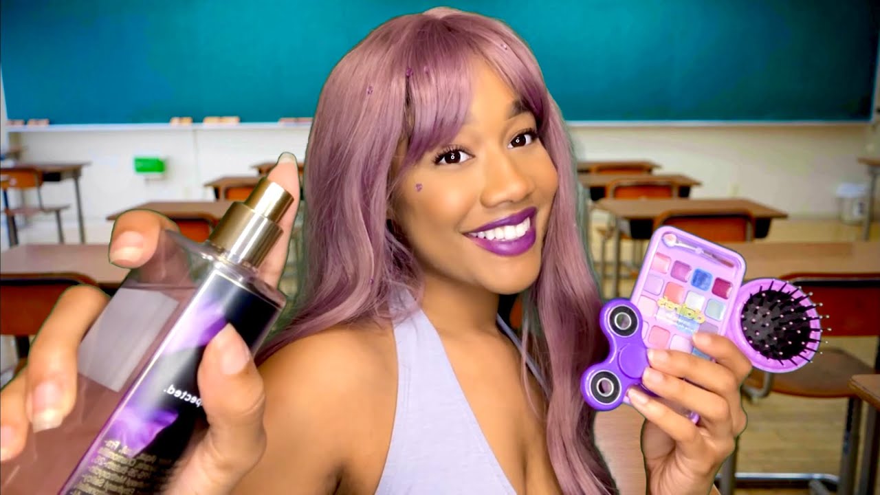 Asmr The Girl Behind You In Class Is Obsessed W The Color Purple рџ њ