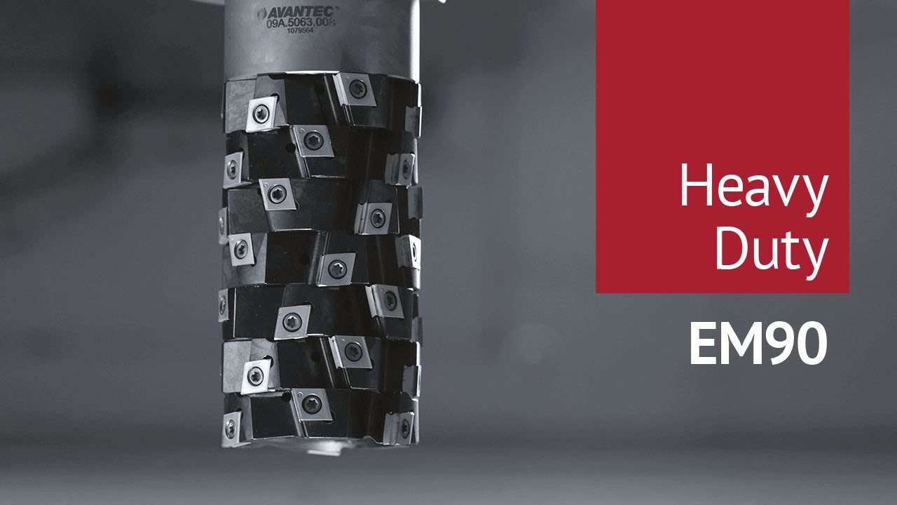 Key Application Heavy Duty Shell End Mill Multiring Em90 En Youtube
