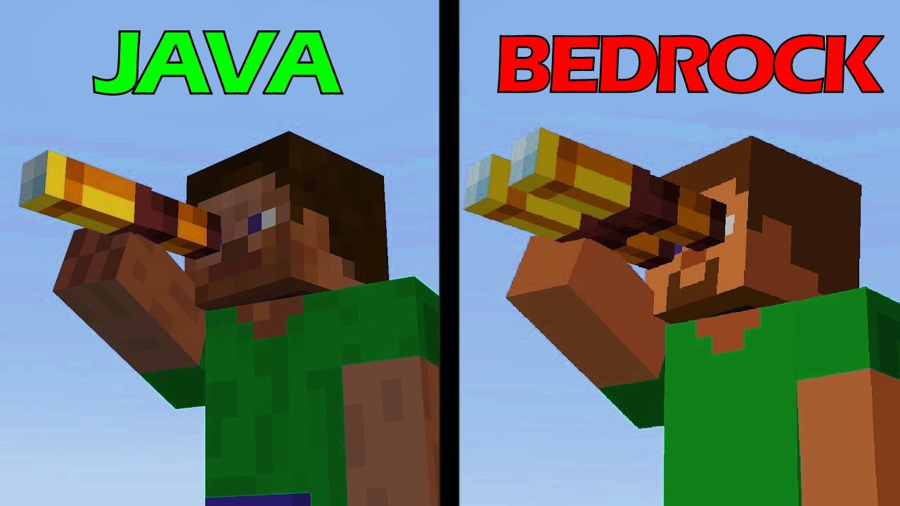 Java Vs Bedrock Youtube