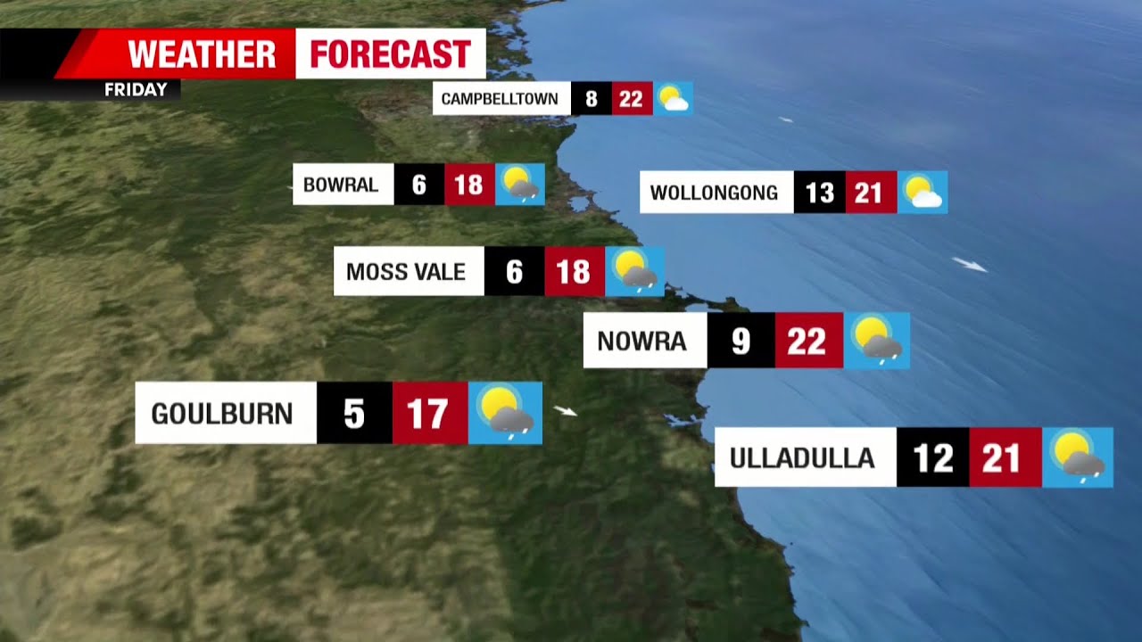 Prime7 Local News Wollongong Weather Forecast 26 5 2022 Youtube