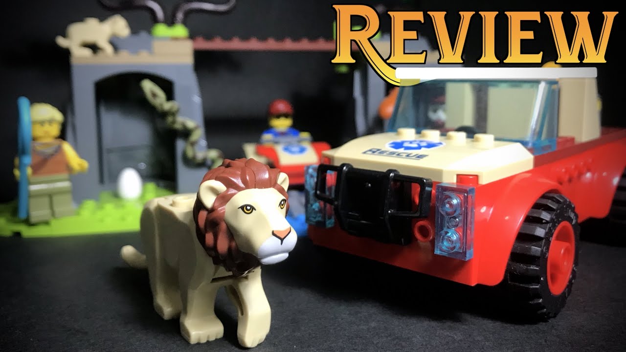 New Lego Lion рџ ѓ Lego 60301 City 4 Wildlife Rescue Off Roader Review