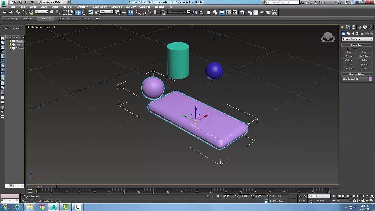3ds Max 08 08 Editable Mesh Edit Geometry Rollout Attach Youtube