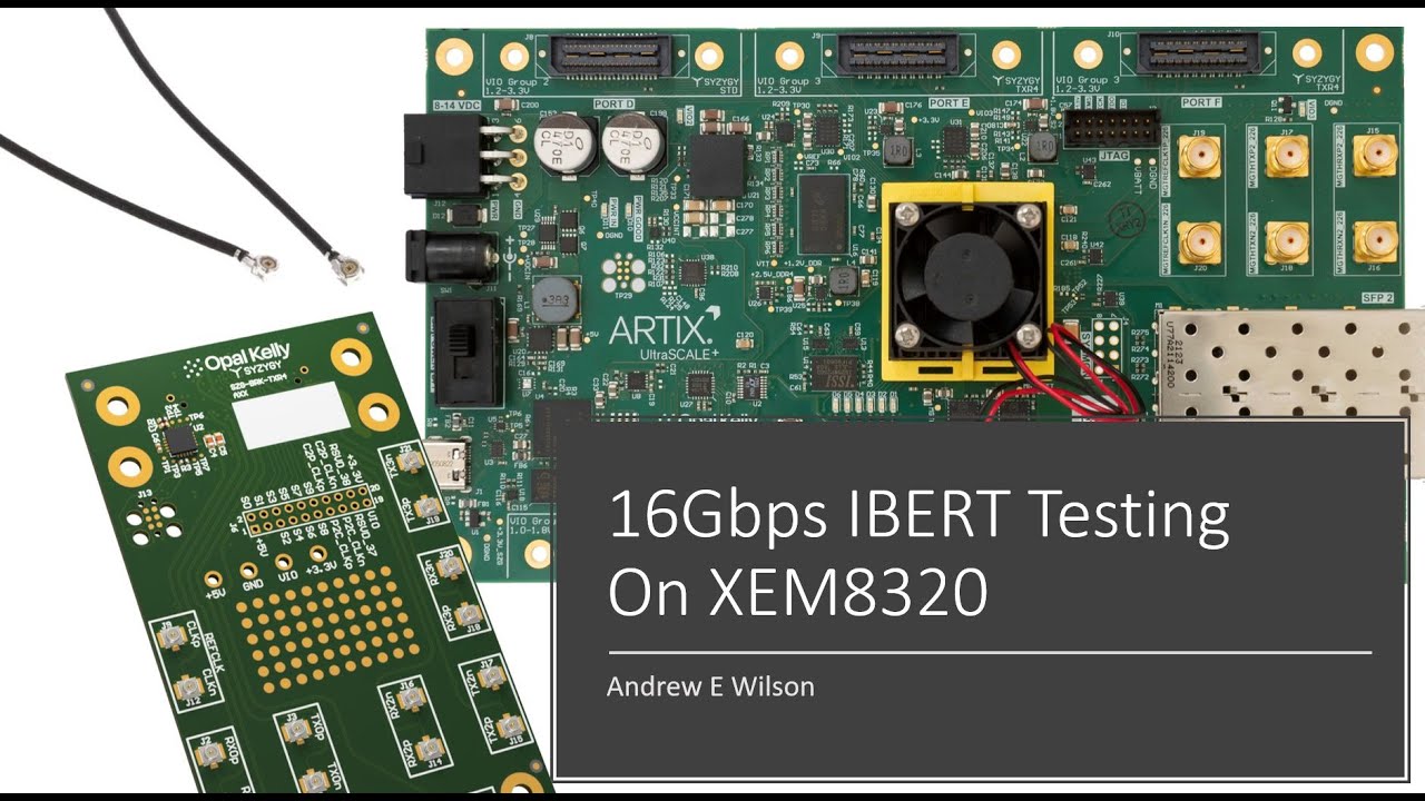 16gbps Ibert Testing On Xem8320 Youtube