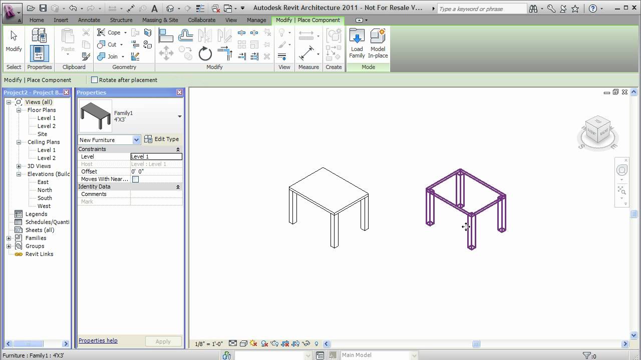 Revit Families Tutorial Youtube
