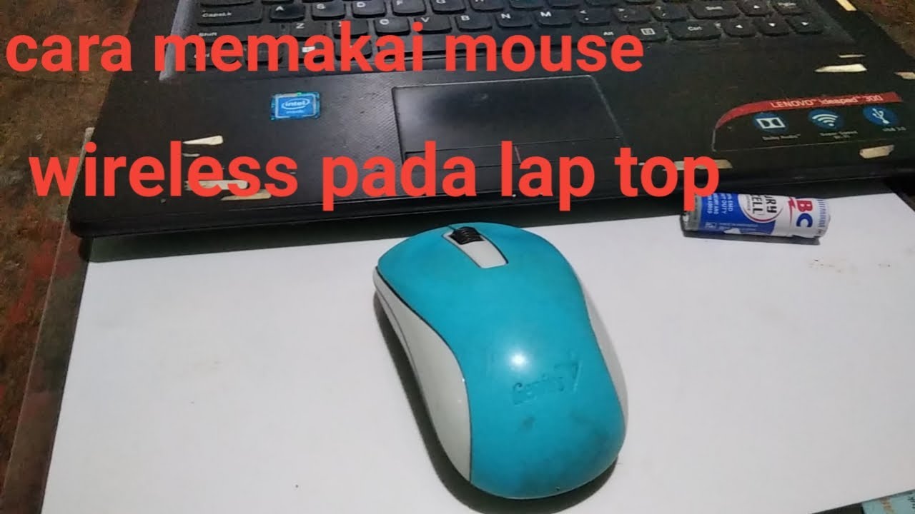 Cara Memakai Mouse Wireless Di Laptop Youtube