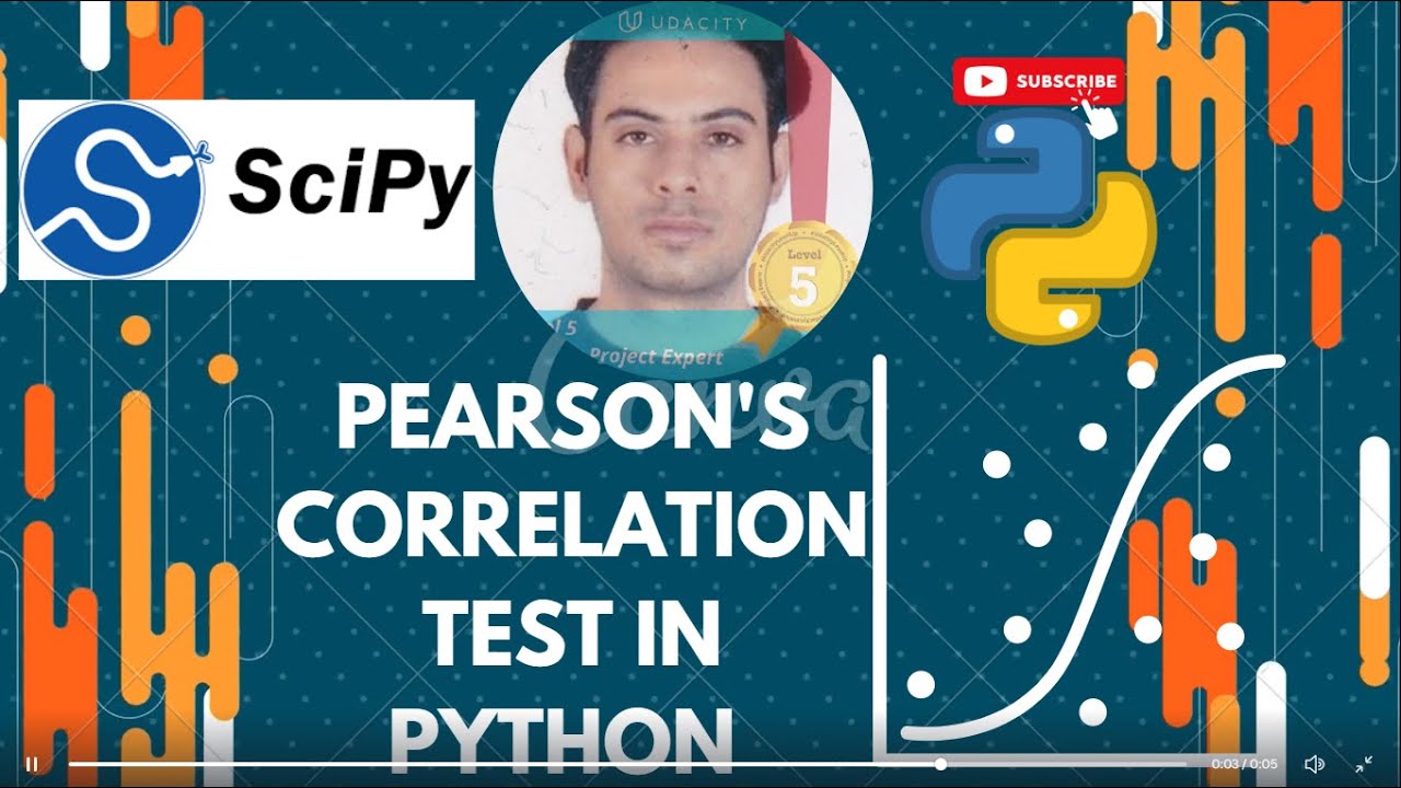 Python Pearson Correlation Youtube