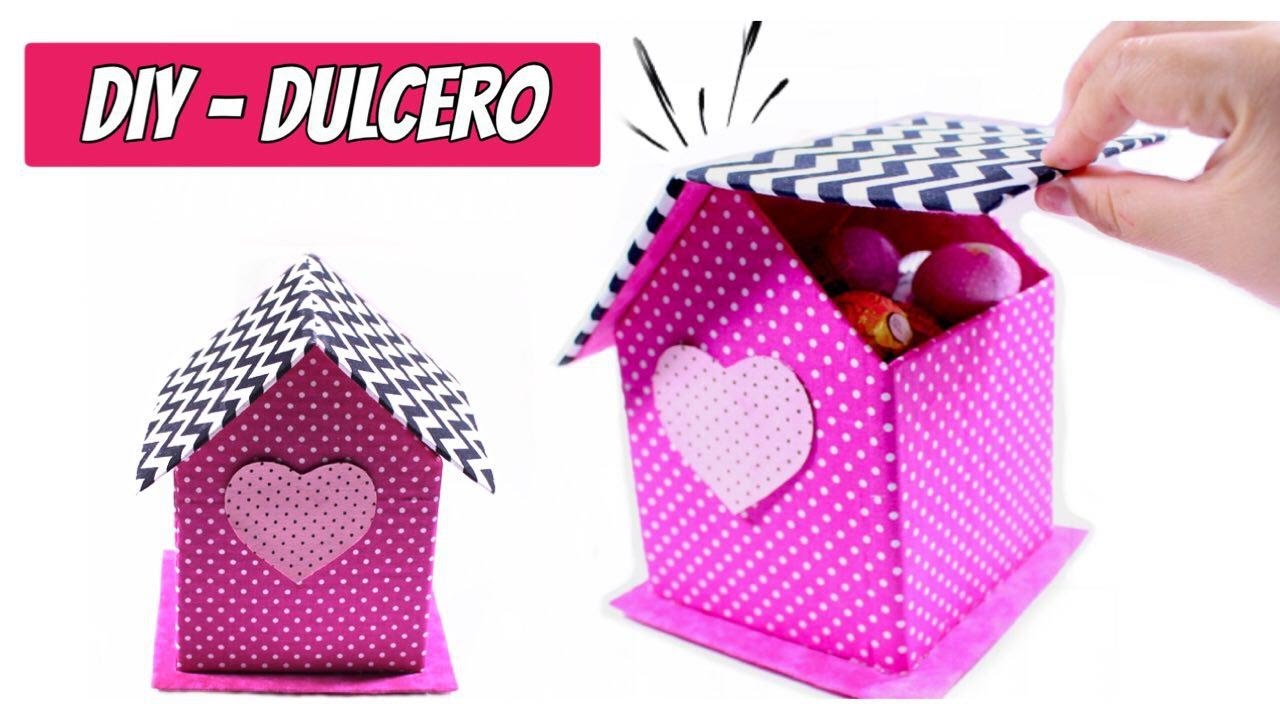 Como Hacer Un Dulcero Para Regalo Youtube